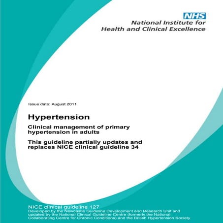 Hypertension clinical management of primary hypertension in adults | PDF