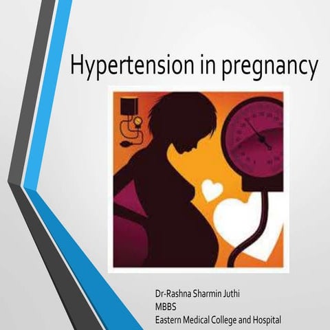 Hypertension in pregnancy | PPTX