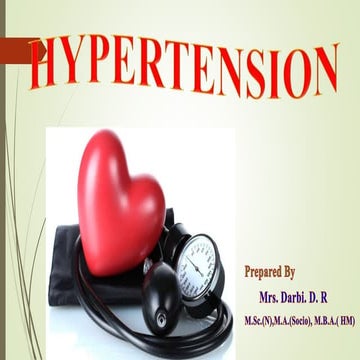 Hypertension ppt | PPT