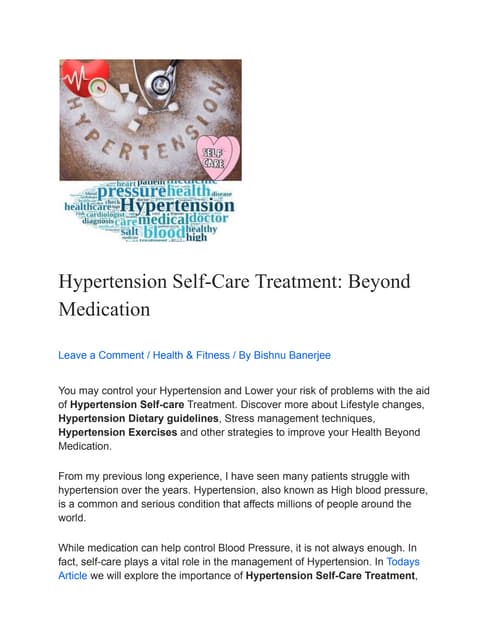 Hypertension Self-Care Treatment_ Beyond Medication.pdf Hypertension Self-Care Treatment_ Beyond Medication.pdf