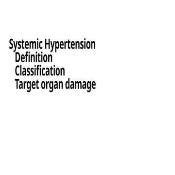 Hypertension & target organ damage ug.pptx