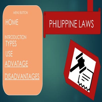 Overview of the Philippine Legal System | PPTX
