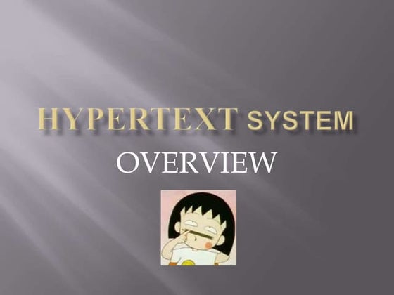 Lesson hypertext and intertext | PPTX