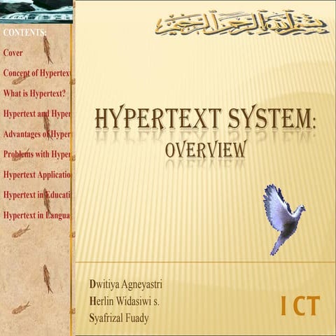 Hypertext System hwstwo | PPT