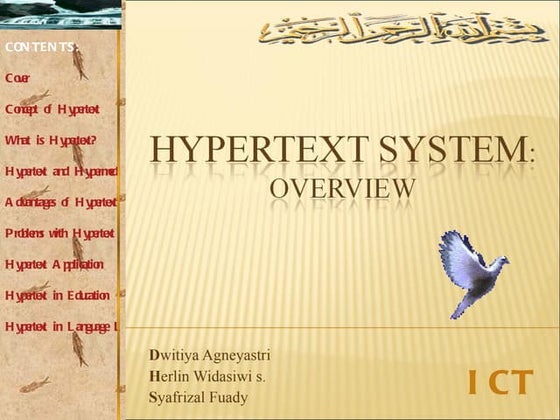 HYPERTEXT AND INTERTEXT READING AND WRITING REPORT | PPT
