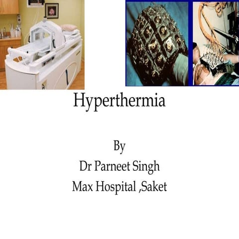 Hyperthermia | PPTX