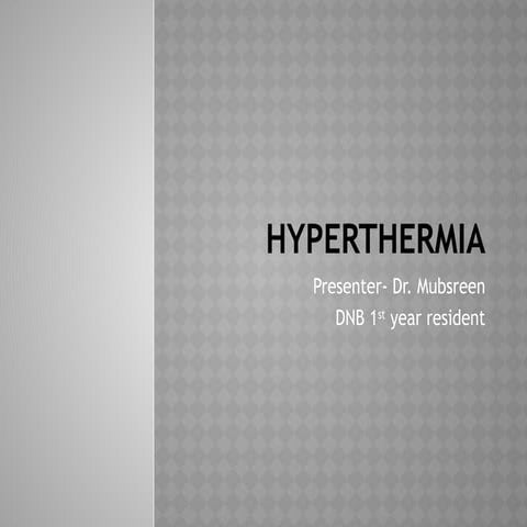 BASICS AND RADIOBIOLOGY AND CLINICAL TRIALS IN HYPERTHERMIA | PPTX