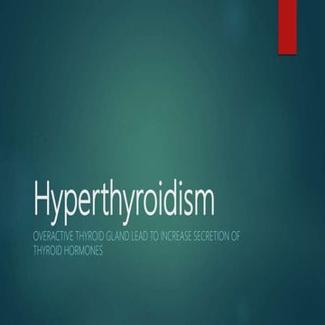 Hyperthyroidism | PPT