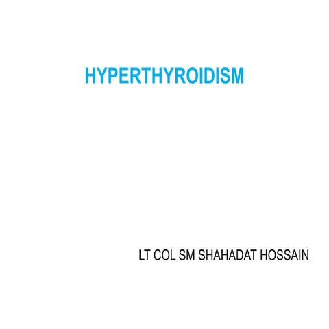 Hyperthyroidism; 10.6.21