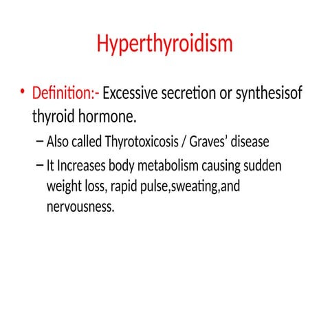Comprehensive Overview of Hyperthyroidism: Causes, Symptoms, Diagnosis ...