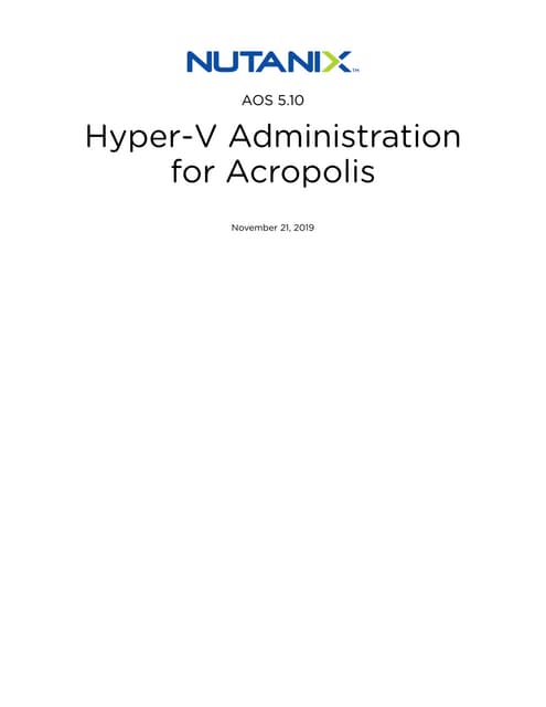 Hyper V Admin Aos V510 Pdf