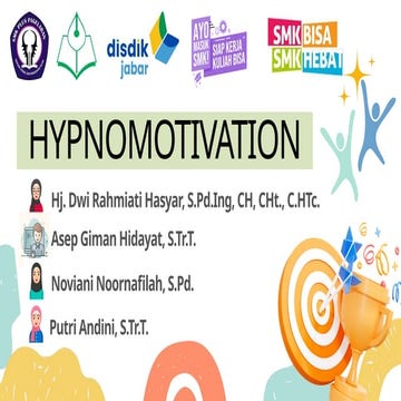 HYPNO MOTIVATION FOR STUDENTS' PERSONAL DEVELOPMENT | PPT