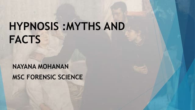 Hypnosis | PPT