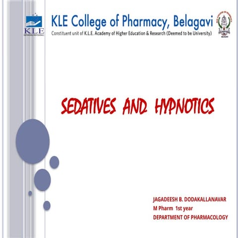 Pharmacology of Hypnotics and Sedatives: Mechanisms, Uses, and Advances ...
