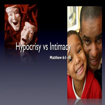 Hypocrisy vs Intimacy | PDF