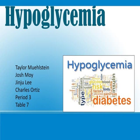 Hypoglycemia | PPT