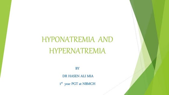 Hypernatremia | PPT