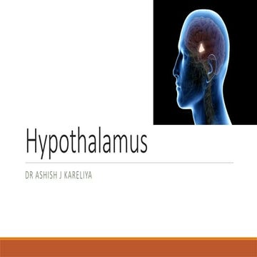 hypothalamus to endocrine disorders with ppt | PPTX