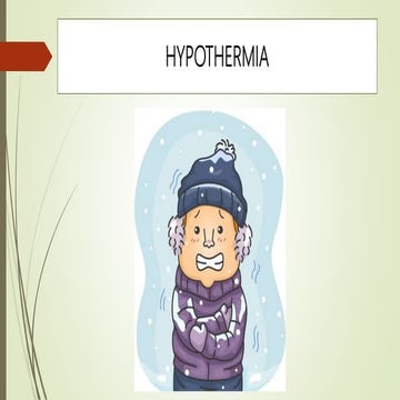 Hypothermia | PPTX