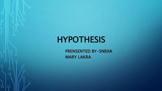 Hypothesis_Presentation_Visual.pptx and i | PPTX
