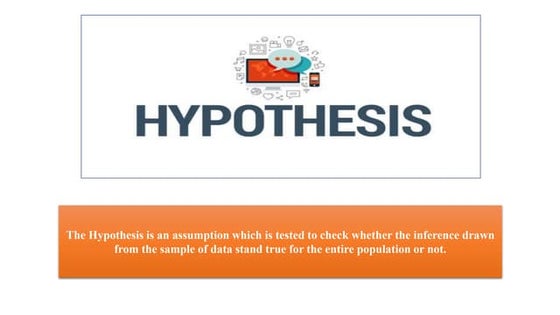 Four steps to hypothesis testing | PPTX