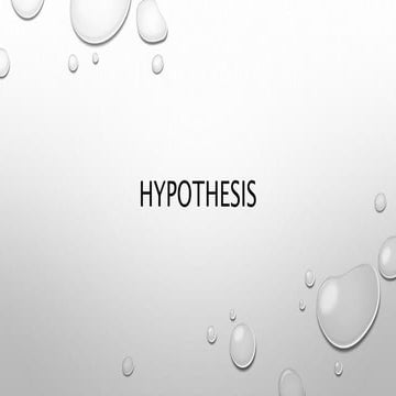 Hypothesis and literature review.pptx