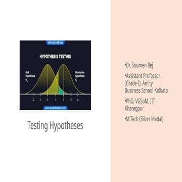 Hypothesis testing | PPTX