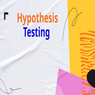 Hypothesis Testing Comple with example Engineering | PPT