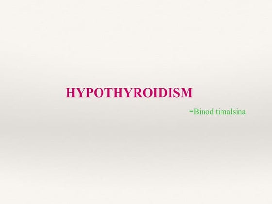 HYPOTHYROIDISM .pdf