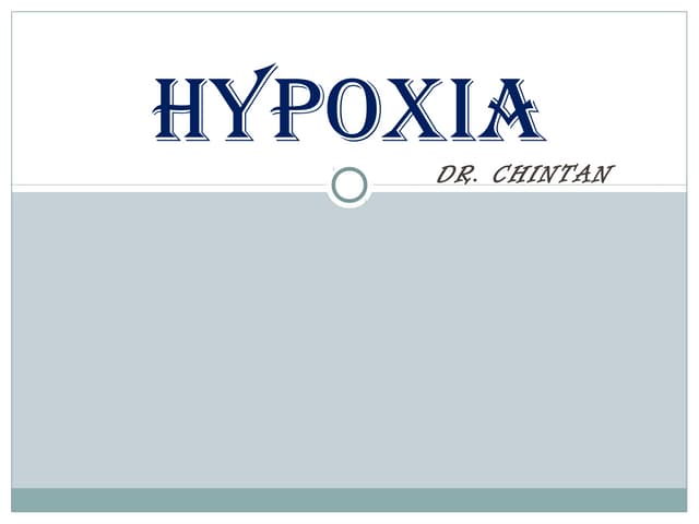 Abnormal types of respiration, HYPOXIA, ASPHYXIA, Cyanosis (The guyton and hall physiology) | PPTX