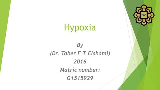 Hypoxia | PPTX
