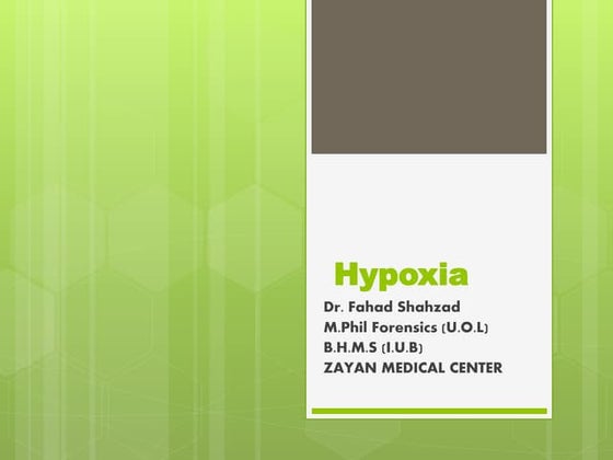What is Silent hypoxia? Its relation with covid 19 | PPTX