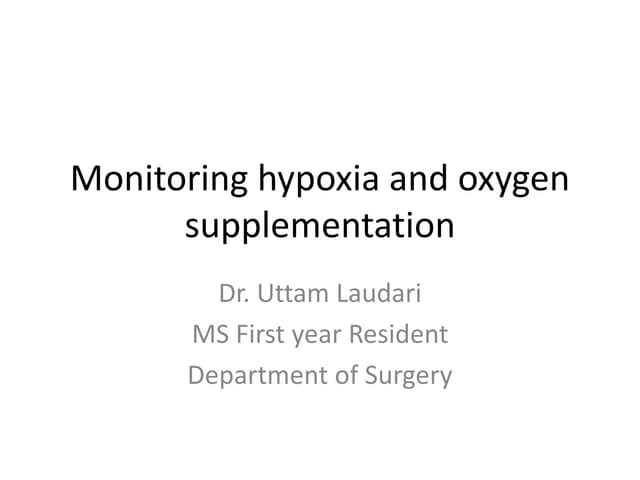 Oxygen saturation basics | PDF