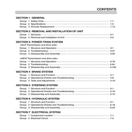Hyundai 25 d 7e forklift truck service repair manual | PDF