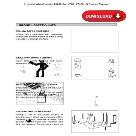 Hyundai Wheel Loader Hl740-3a specs Service Manual.pdf