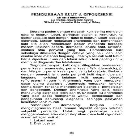 Handout morfologi dan terminologi penyakit kulit(1) | PPTX