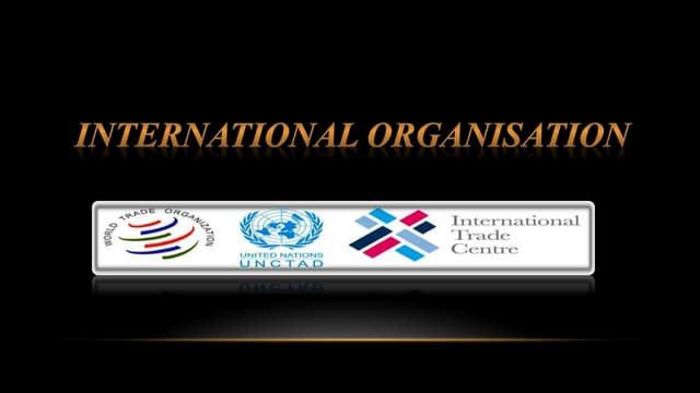 International organization | PPTX
