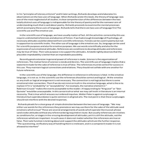 IA Richards The Two Uses of.ppt