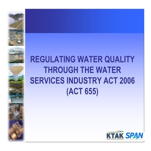 water quality regulations from water services industry | PDF