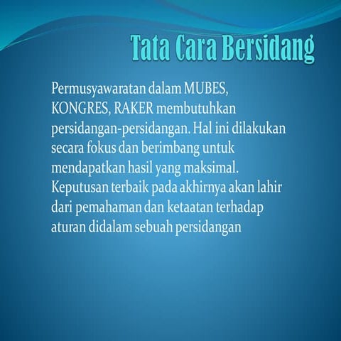 I.2-TATA CARA PERSIDANGAN / METODE METODE PERSIDANGAN | PDF