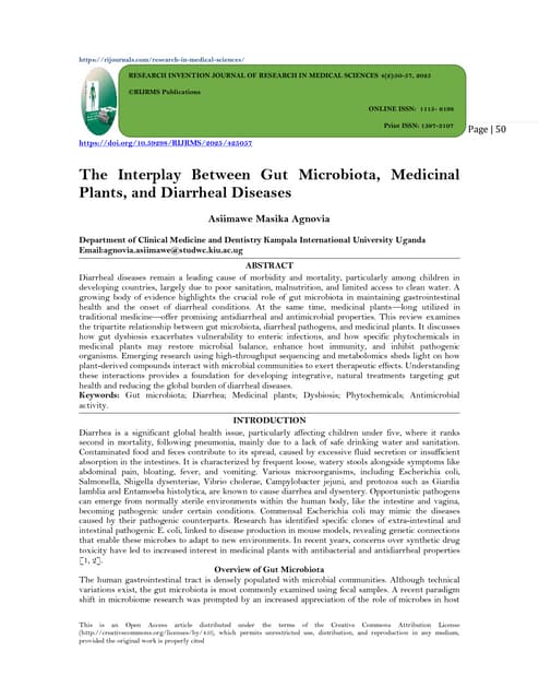 Exploring the Interplay of Gut-Brain Axis, Microbiota, and Agni in Grahani Disorders ...