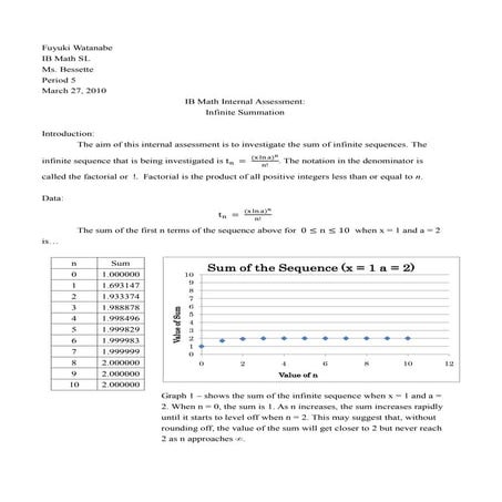 Math IA | PDF