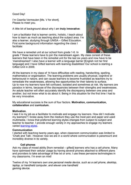 Klara Majola: a Introduction in English | PPT