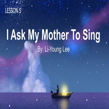 I-Asked-My-Mother to sing-WPS-Office.pptx