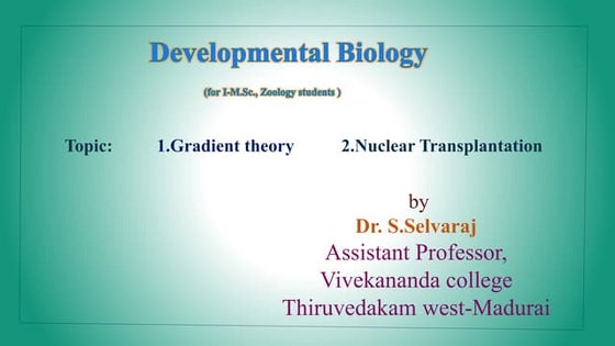 Theories of preformation, pangenesis, epigenesis, | PPT