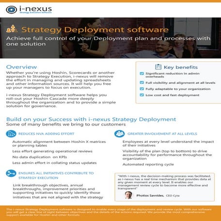 Strategy Deployment brochure | PDF
