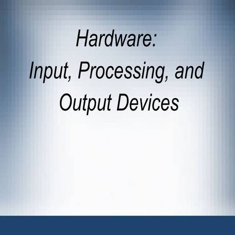 I.o devices 3 | PPT | Data Storage and Warehousing | Computing