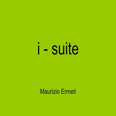 Forum Hospitality: I-Suite by Murizio Ermeti | PPT
