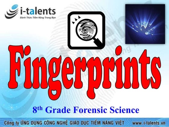 Fingerprint classification rules | PPT