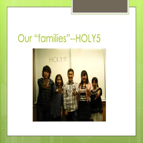 I tv holy 5 | PPT